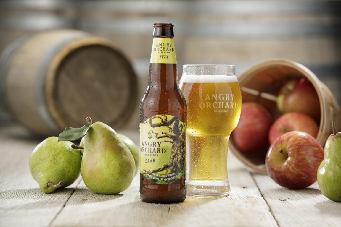 Angry Orchard Pear. A New Hard Cider Crafted with Apples and Pears ...