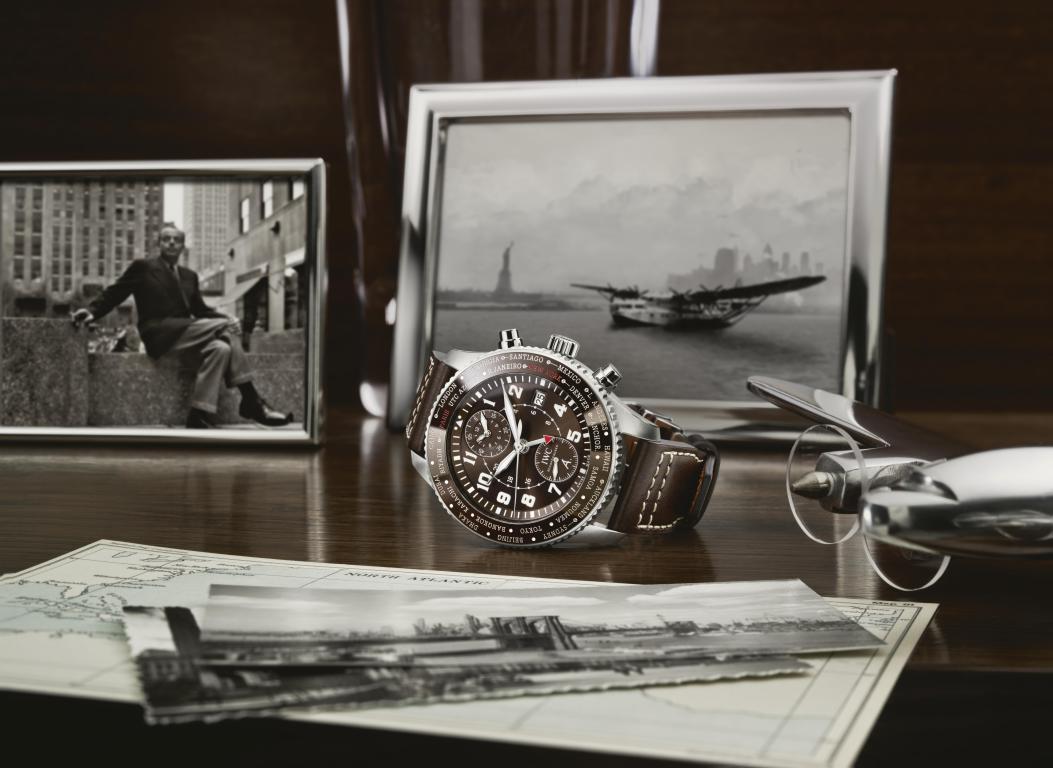 IWC Pilot’s Watch Timezoner Chronograph Edition “80 YEARS FLIGHT TO NEW ...